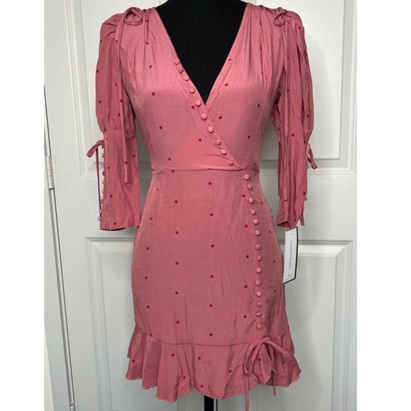 Goodnight Macaroon | Dresses | Pink Rosie Button Mini Dress Good Night ...